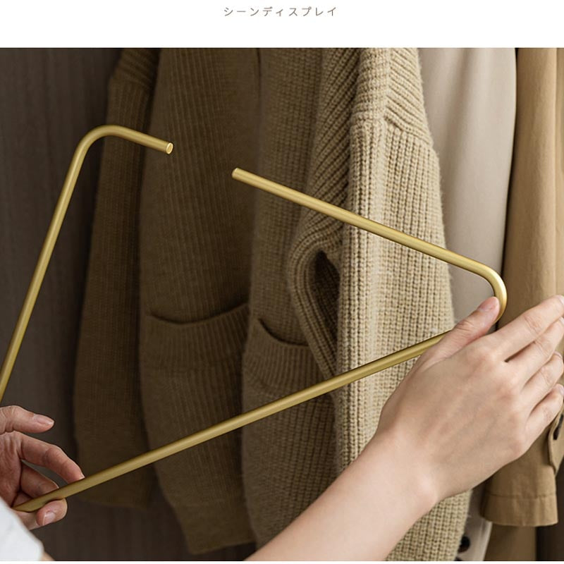 TEEK - Triangle 5pcs Solid Metal Hangers - TEEK